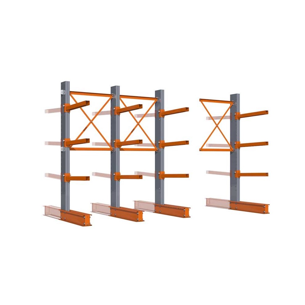 Rayonnage Cantilever Mi-Lourd, Rack Cantilever Mi-Lourd - Stockage ...