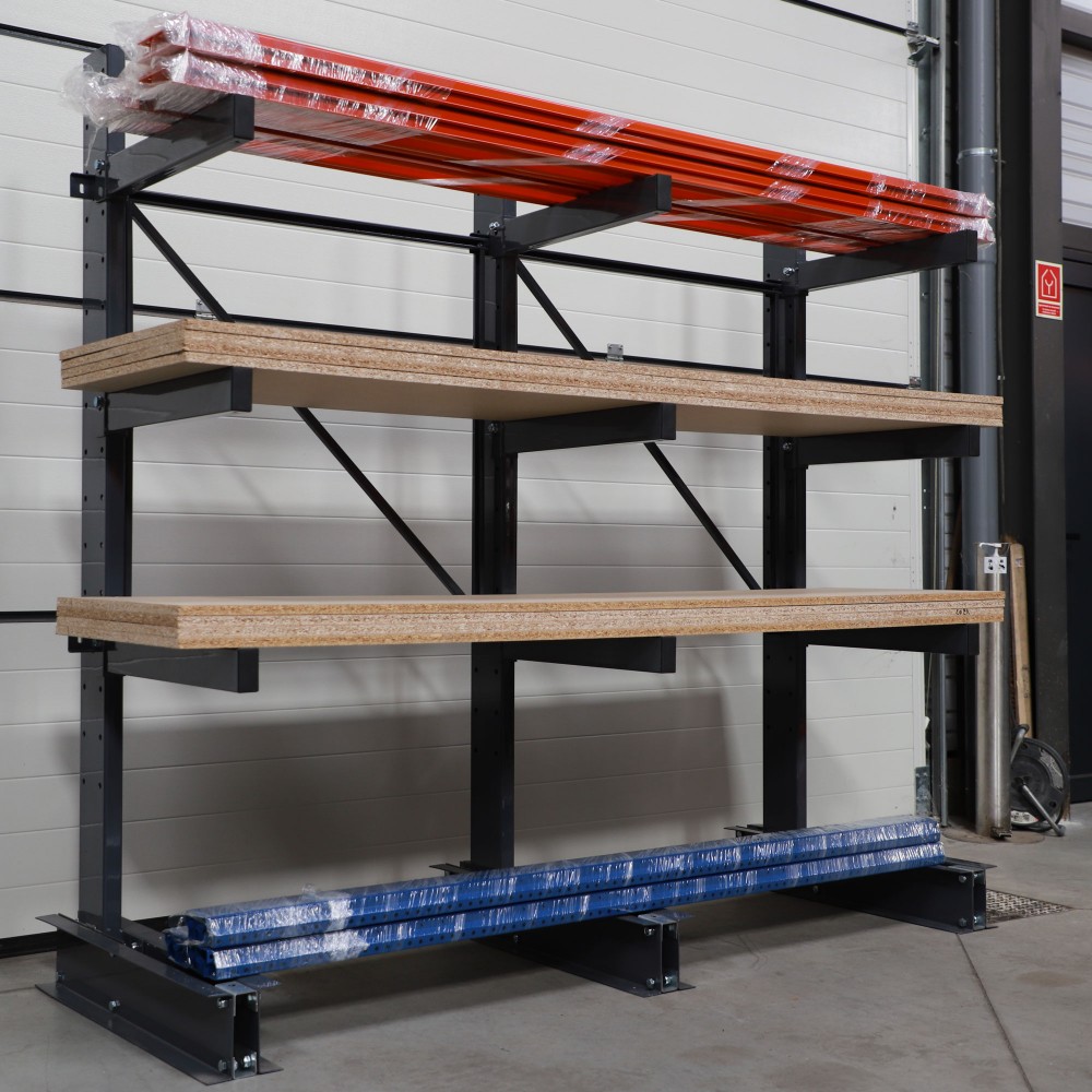 Rayonnage Cantilever Léger, Rack Cantilever Léger - Stockage Charge ...